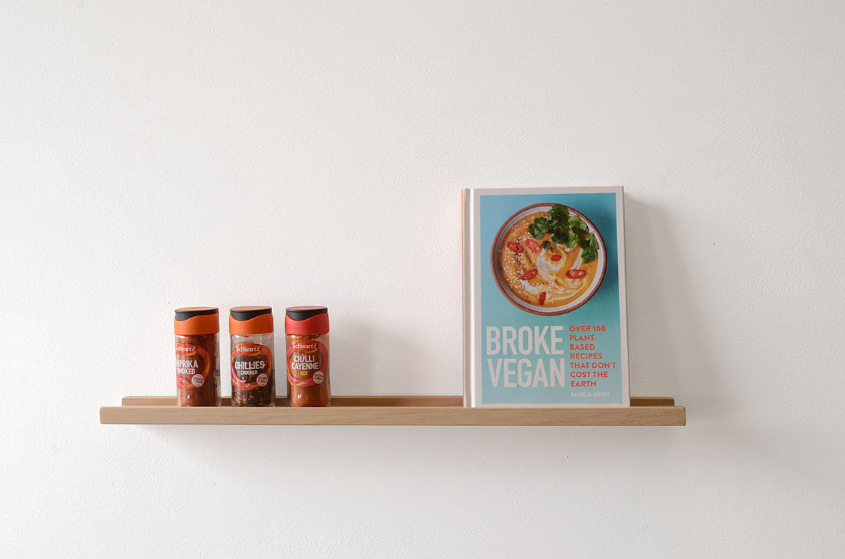 Narrow Floating Oak Shelf – Utology Designs